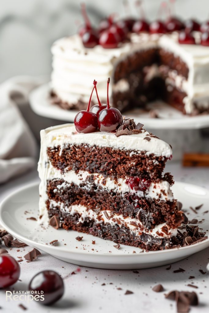 German Black Forest Cake Recipe (Schwarzwälder Kirschtorte ...