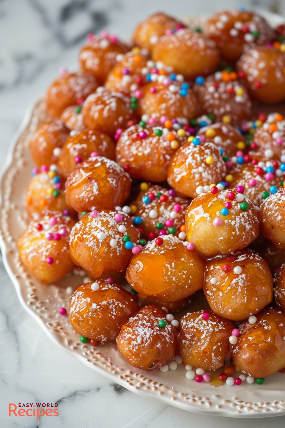 Classic Struffoli (Italian Honey Balls) - EasyWorldRecipes