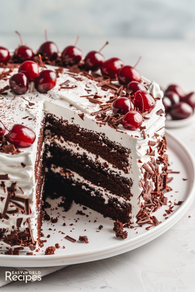 German Black Forest Cake Recipe (Schwarzwälder Kirschtorte ...