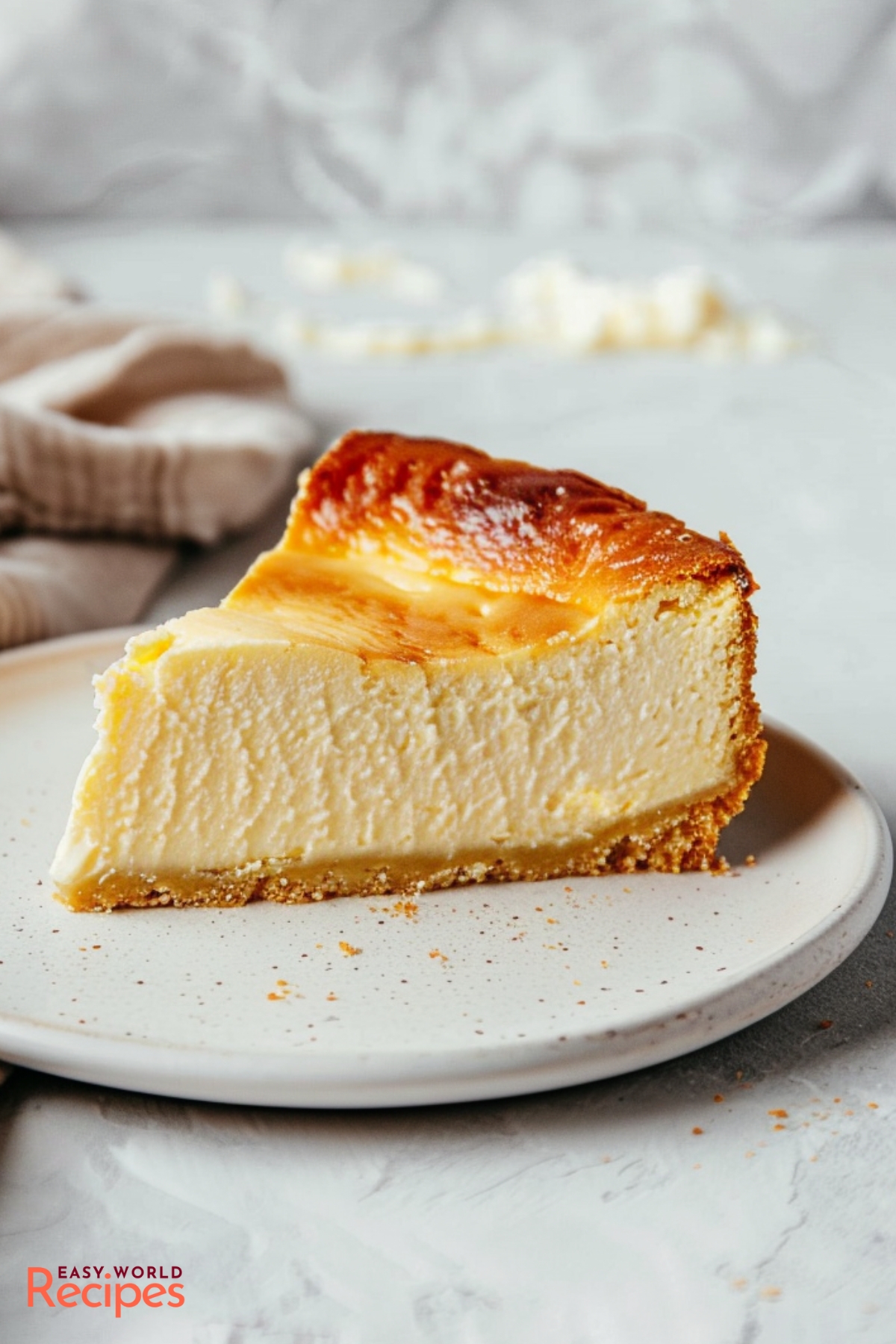 Classic Italian Ricotta Cheesecake - EasyWorldRecipes