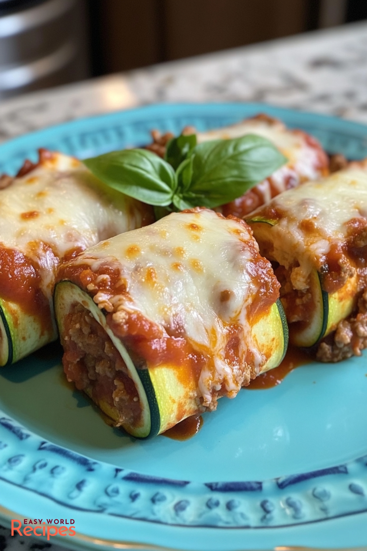 Italian Zucchini Roll Ups Recipe - EasyWorldRecipes