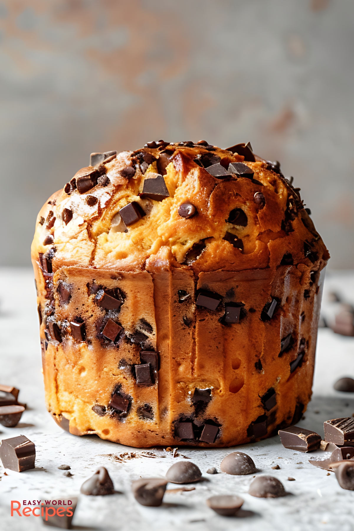 Italian Panettone With Chocolate - EasyWorldRecipes