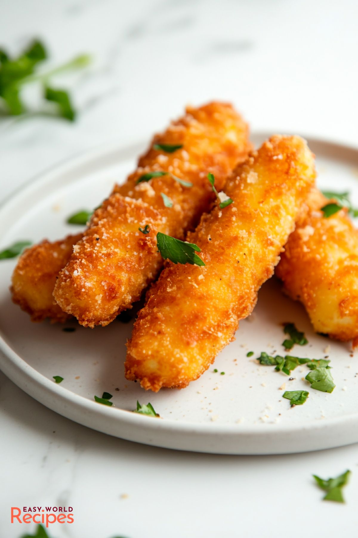 Homemade Crispy Mozzarella Sticks - EasyWorldRecipes