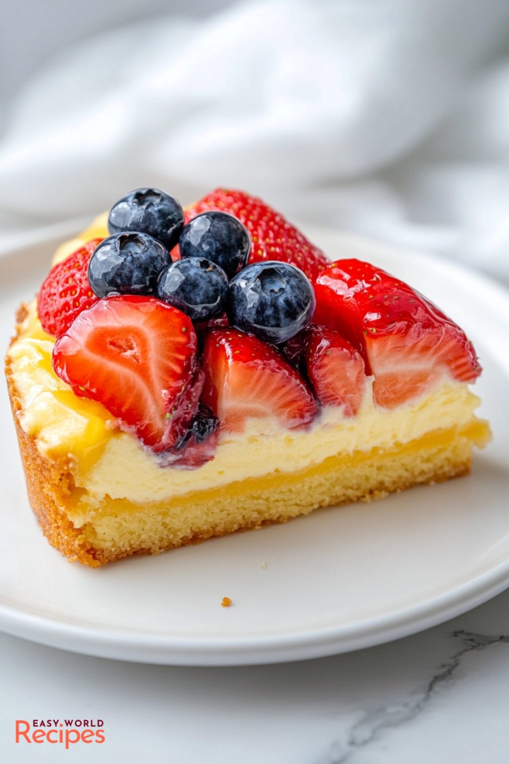 German Fruit Flan (Obsttorte) Recipe - EasyWorldRecipes