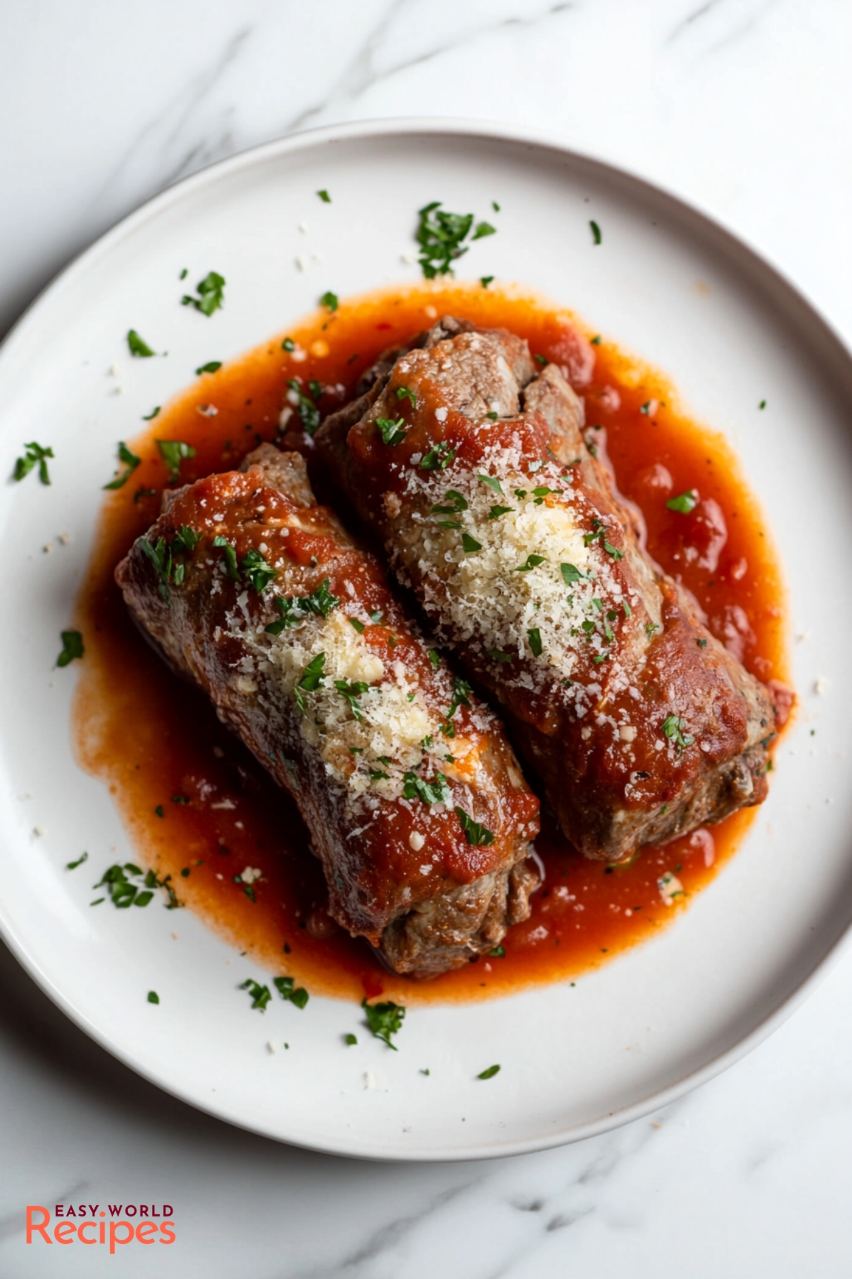 Beef Braciole al Sugo Recipe (Involtini) - EasyWorldRecipes