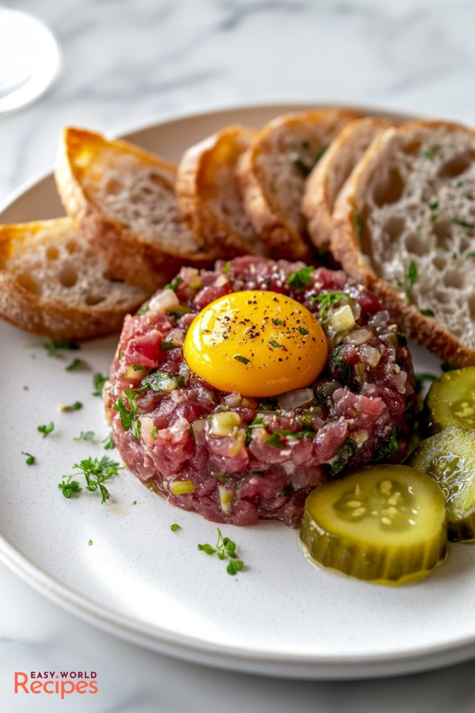 Authentic French Steak Tartare Recipe - EasyWorldRecipes