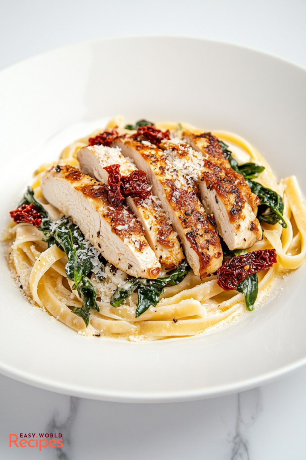 Simple Chicken Florentine Recipe - EasyWorldRecipes
