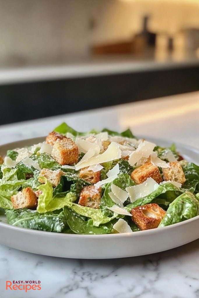 Classic Caesar Salad Recipe - EasyWorldRecipes