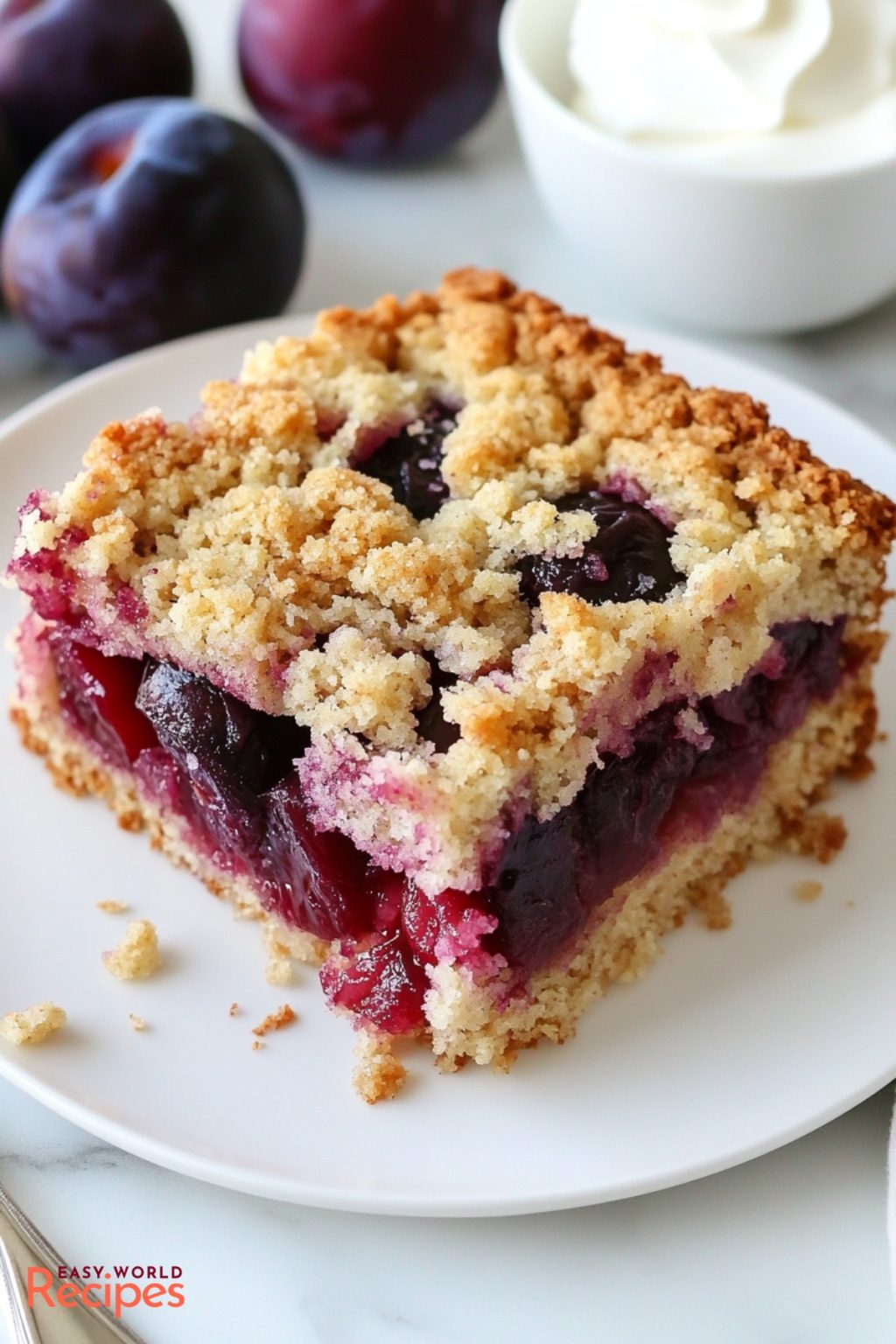 Traditional German Plum Cake (Zwetschgenkuchen) Recipe