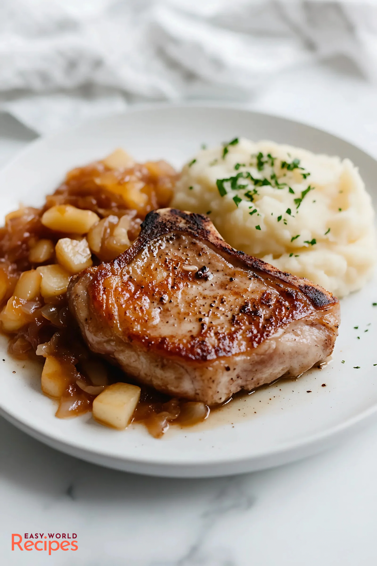 German Pork Chops with Sauerkraut Recipe