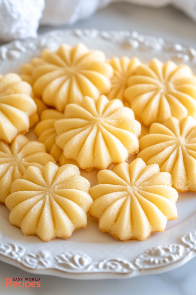 Soft and Buttery German Spritz Cookies Recipe (Spritzgebäck)