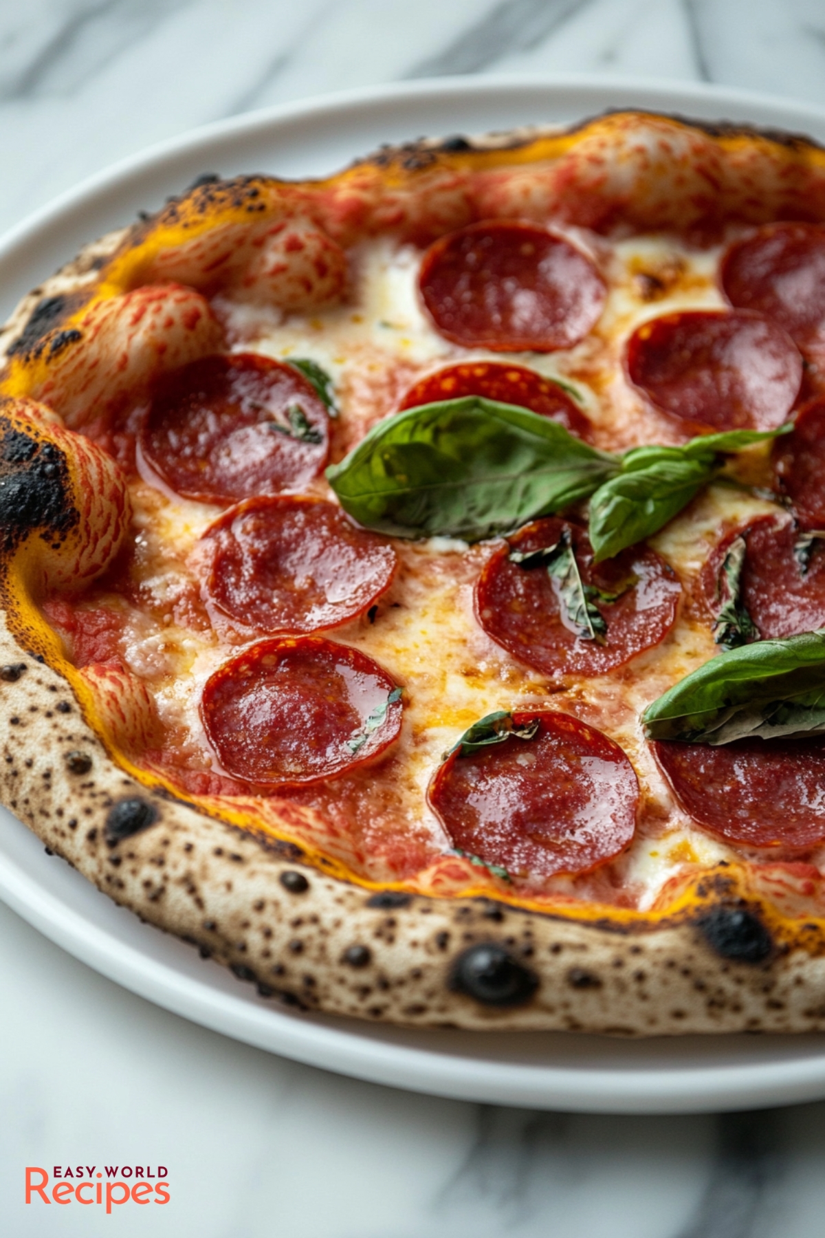 Homemade Pepperoni Pizza Recipe - EasyWorldRecipes