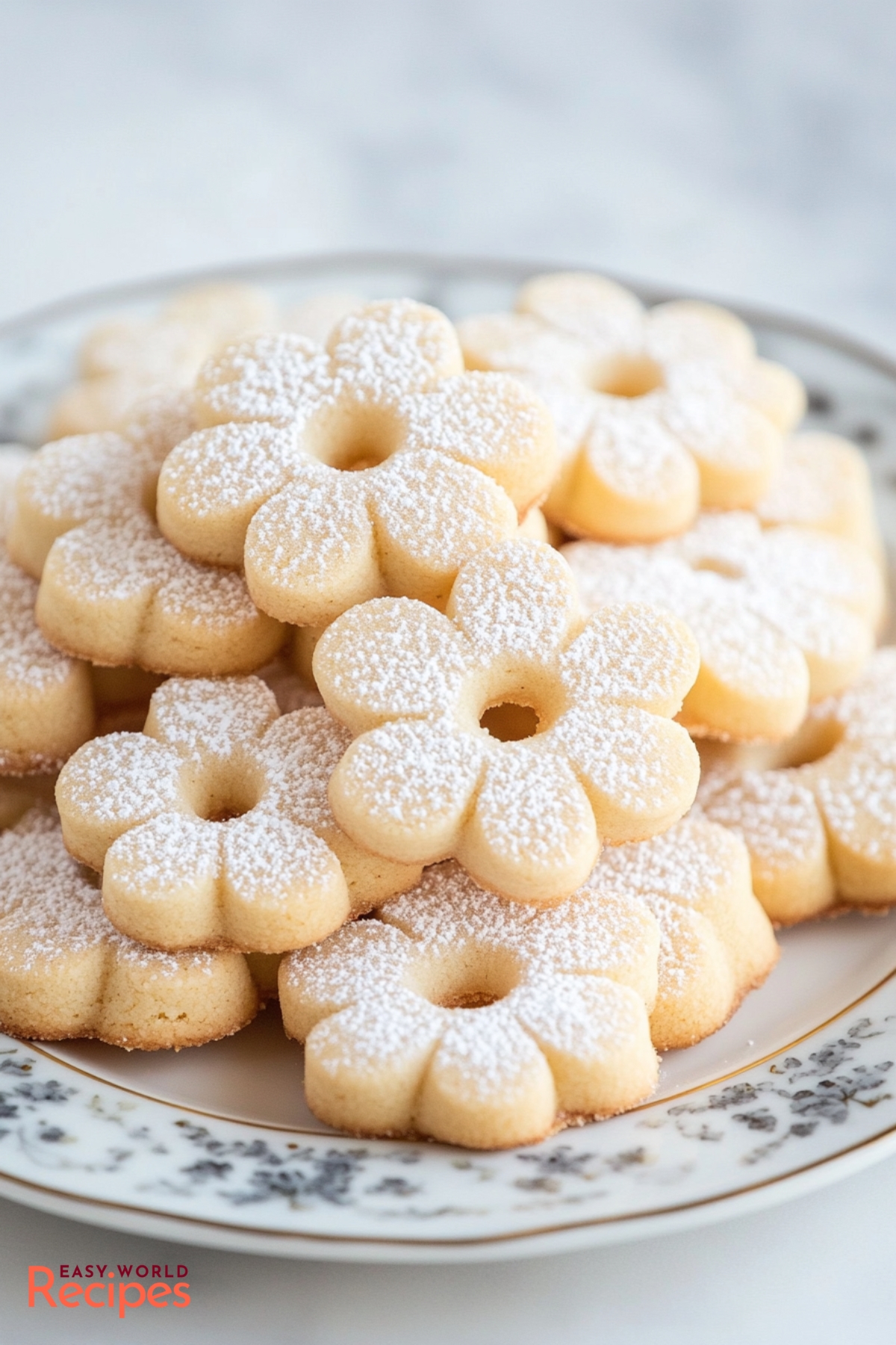Canestrelli Recipe-Italian Shortbread Cookies with Egg Yolk