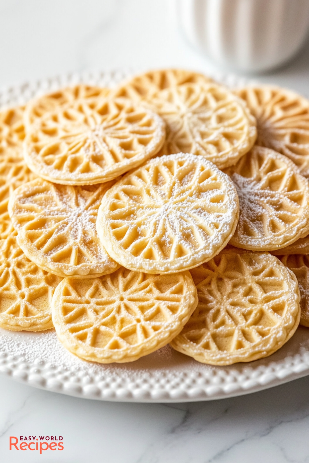 Simple Italian Pizzelle Recipe - EasyWorldRecipes