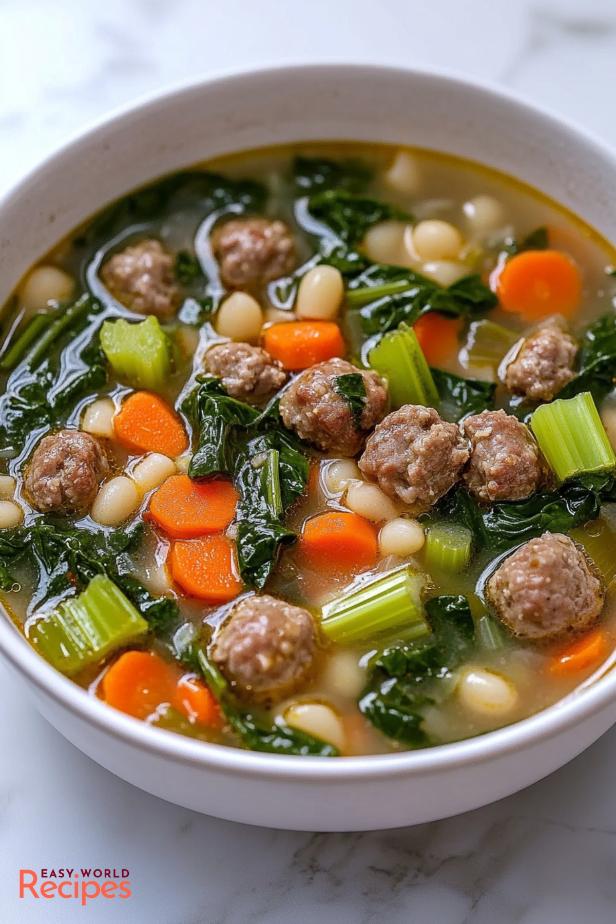 Traditional Italian Wedding Soup Recipe - EasyWorldRecipes