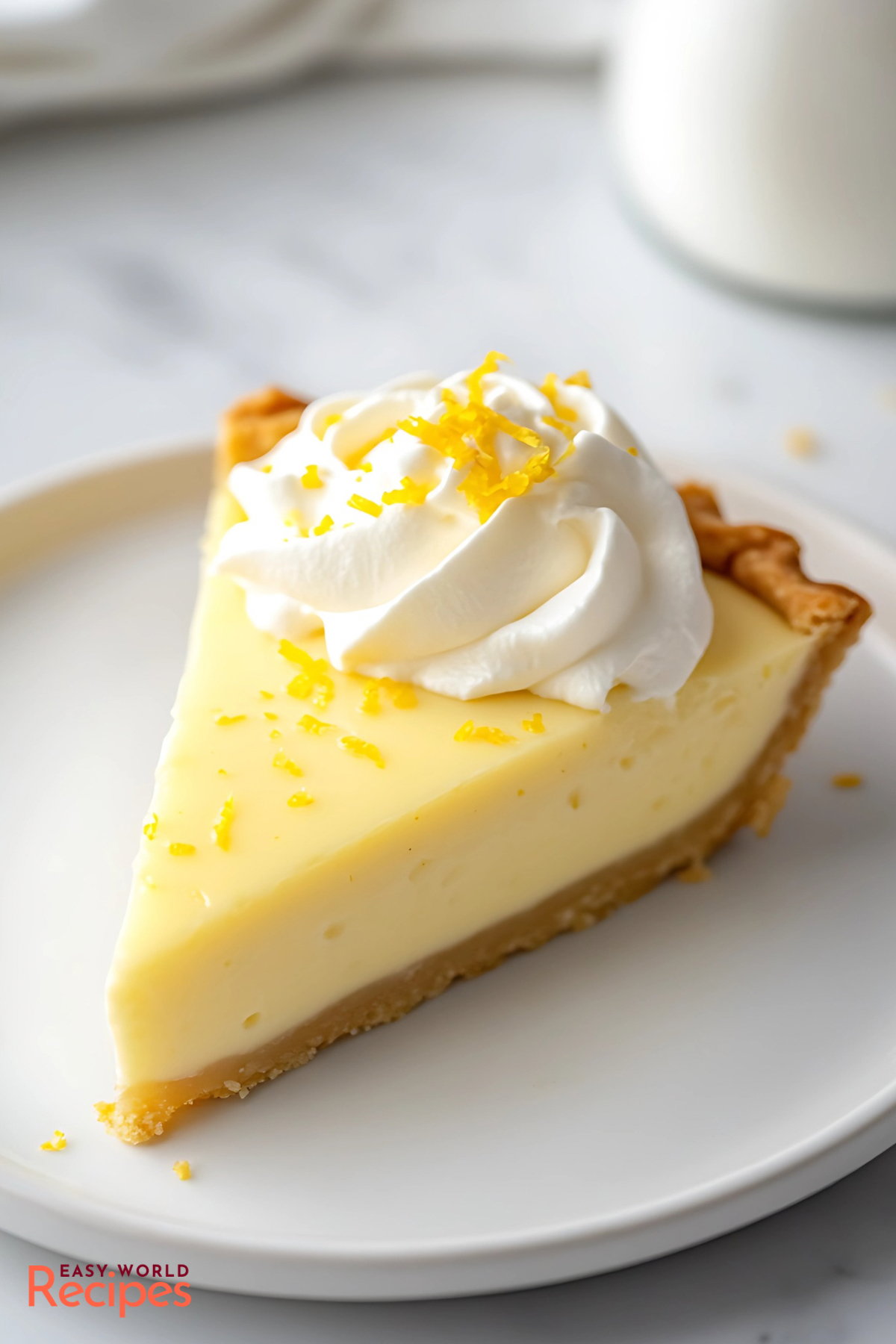 Traditional French Lemon Tart Recipe (Tarte au Citron)