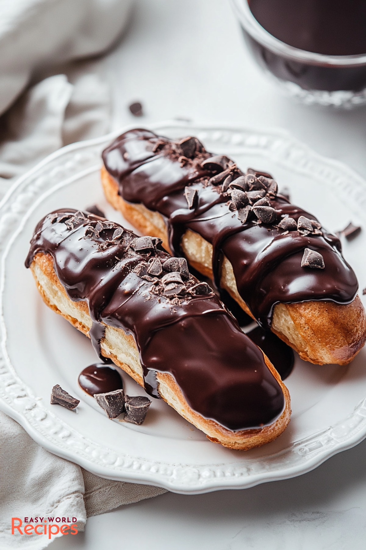 Traditional French Éclairs Recipe - EasyWorldRecipes