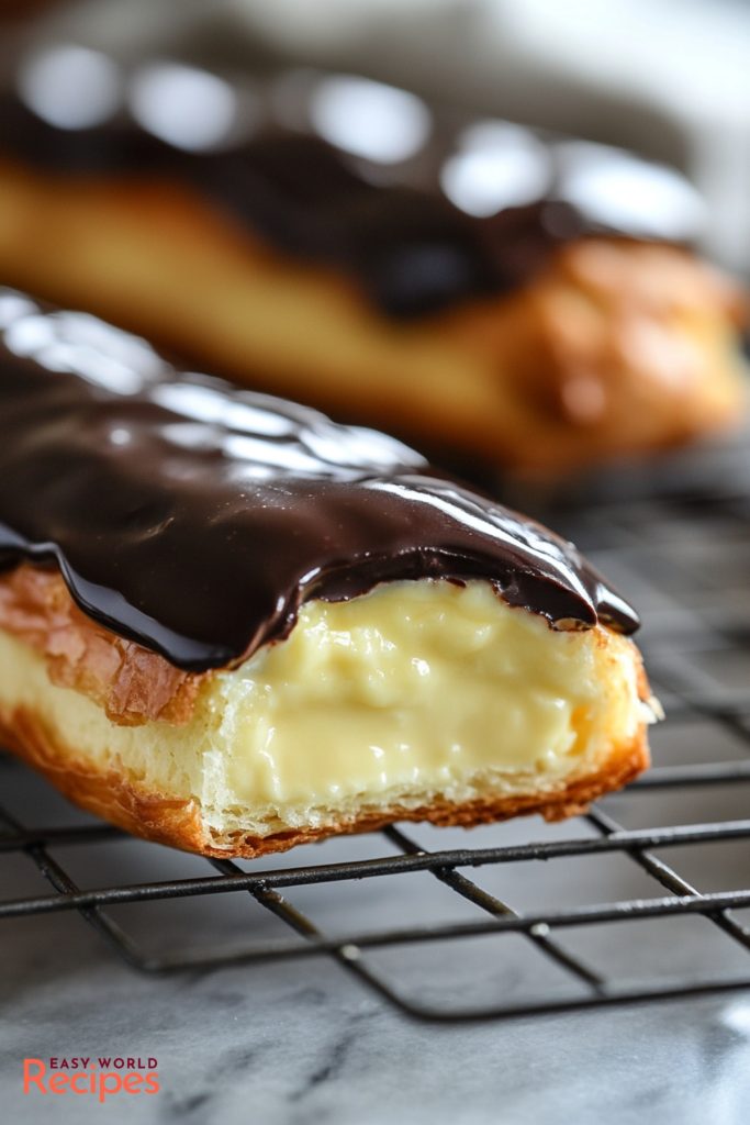 Traditional French Éclairs Recipe - EasyWorldRecipes