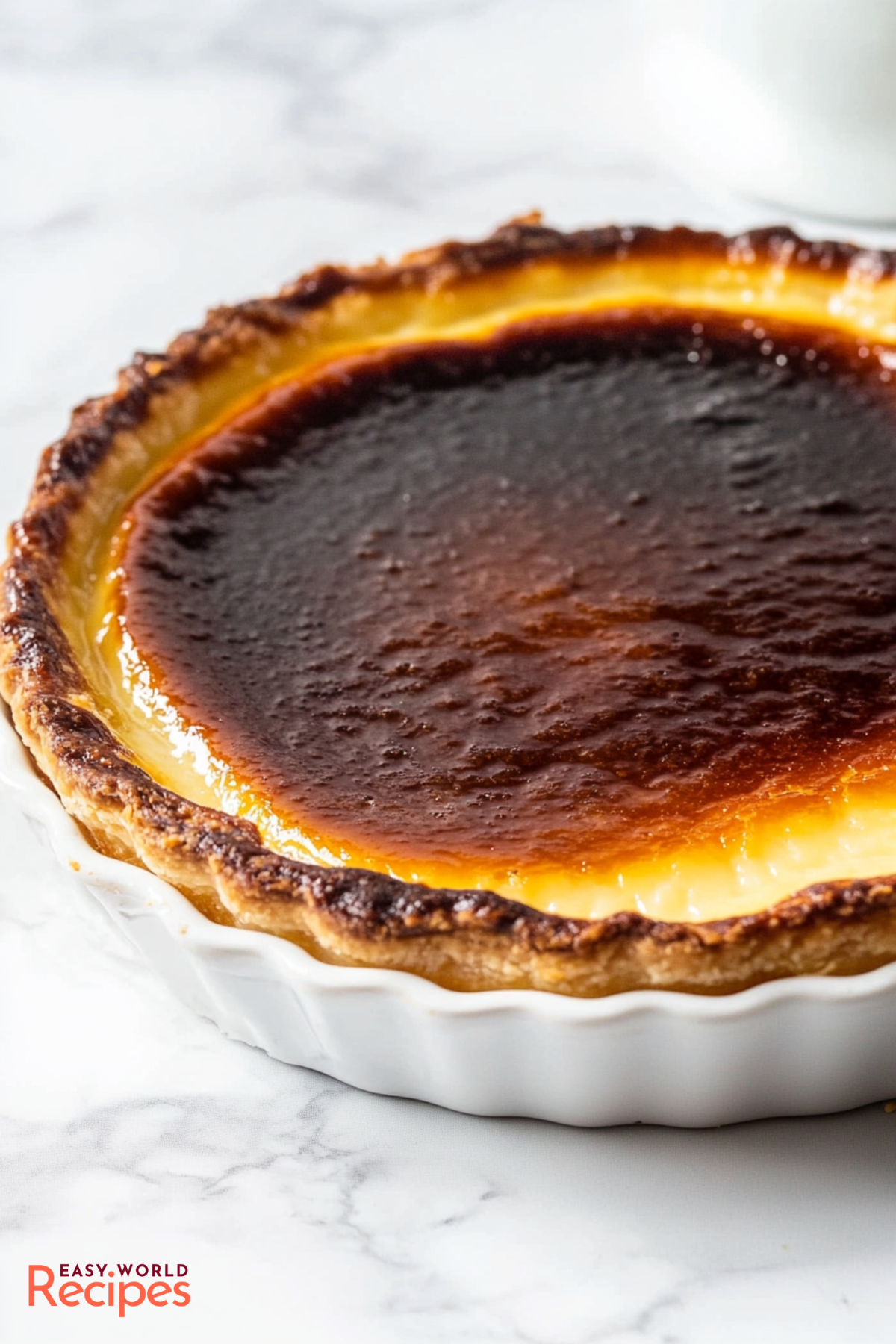 Traditional Flan Pâtissier (French Custard Tart)