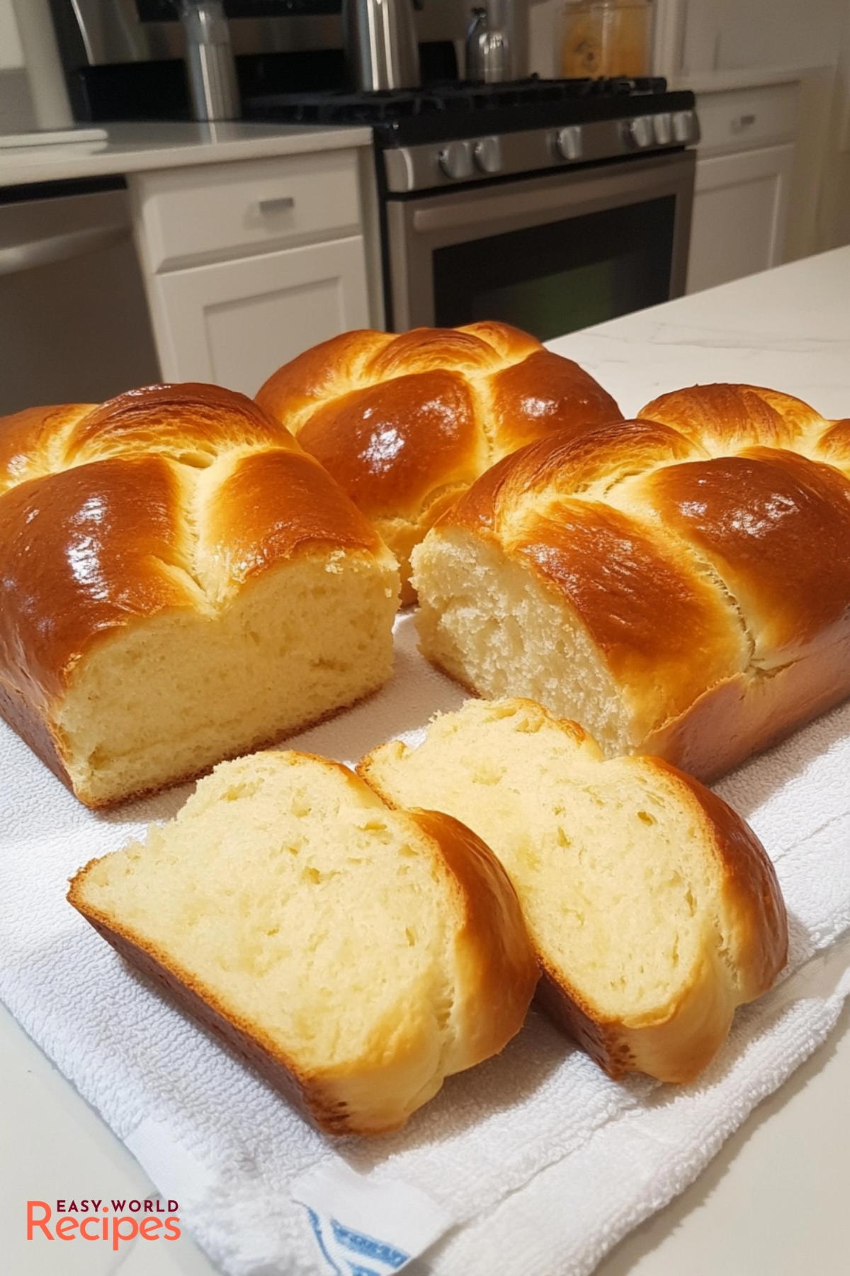 Classic French Brioche Bread - EasyWorldRecipes