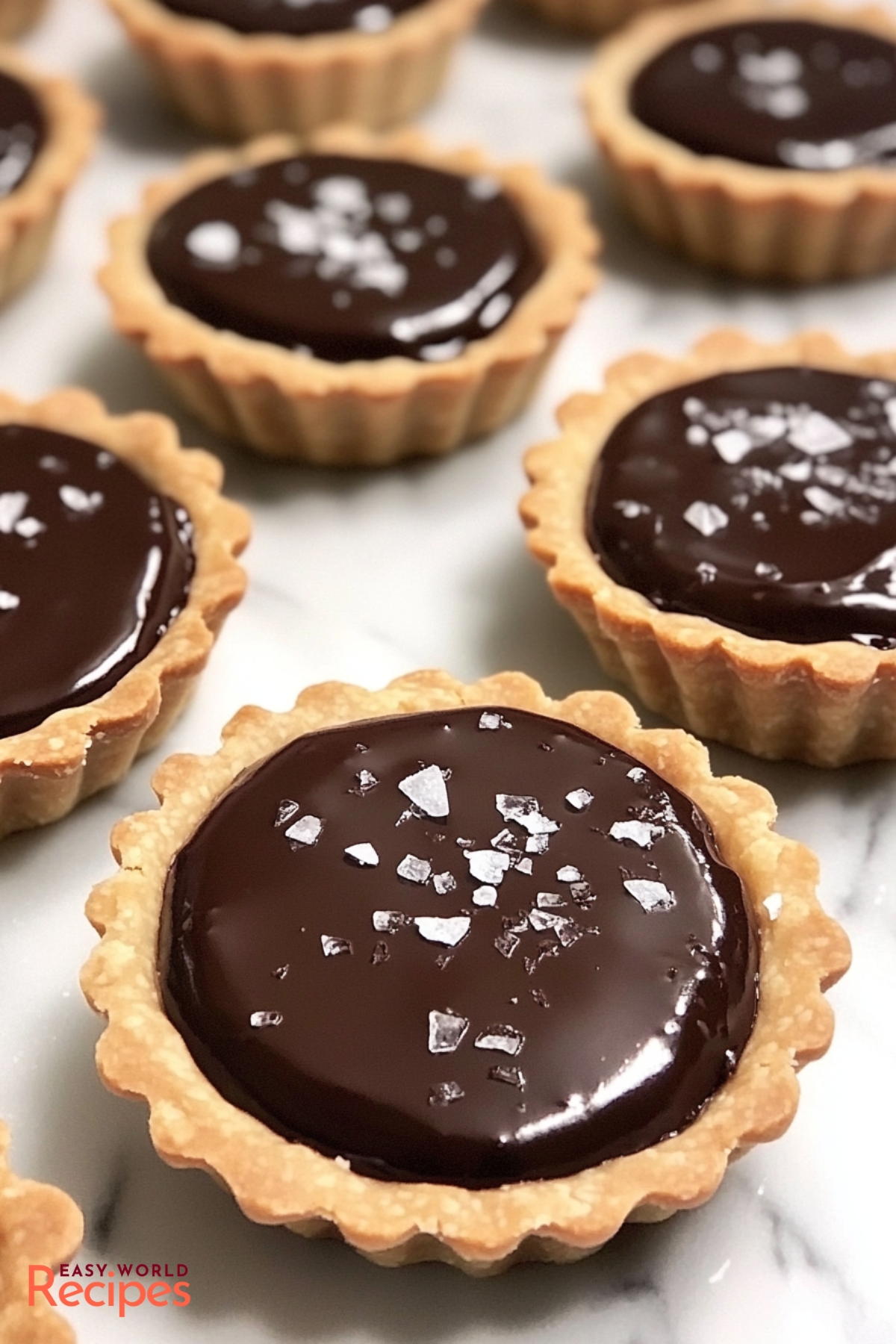 Traditional French Chocolate Tartlets - EasyWorldRecipes