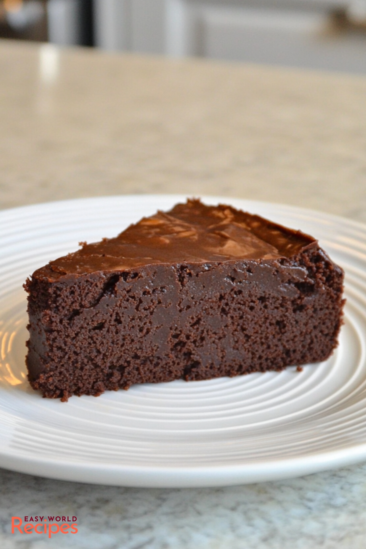 Traditional French Chocolate Cake (Gâteau au Chocolat)