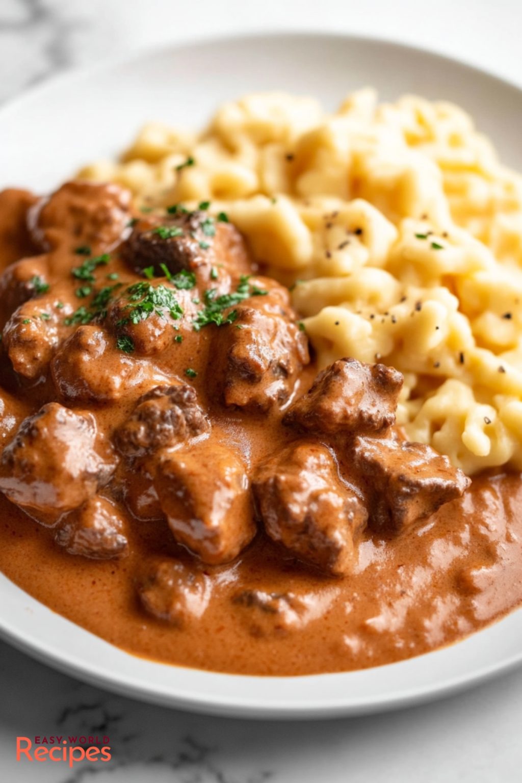 Traditional Rahmgulasch Recipe (Creamy German Goulash)