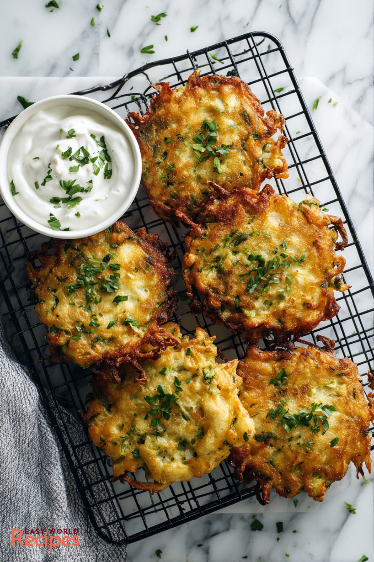 Traditional Czech Bramboráky (Potato Pancakes)