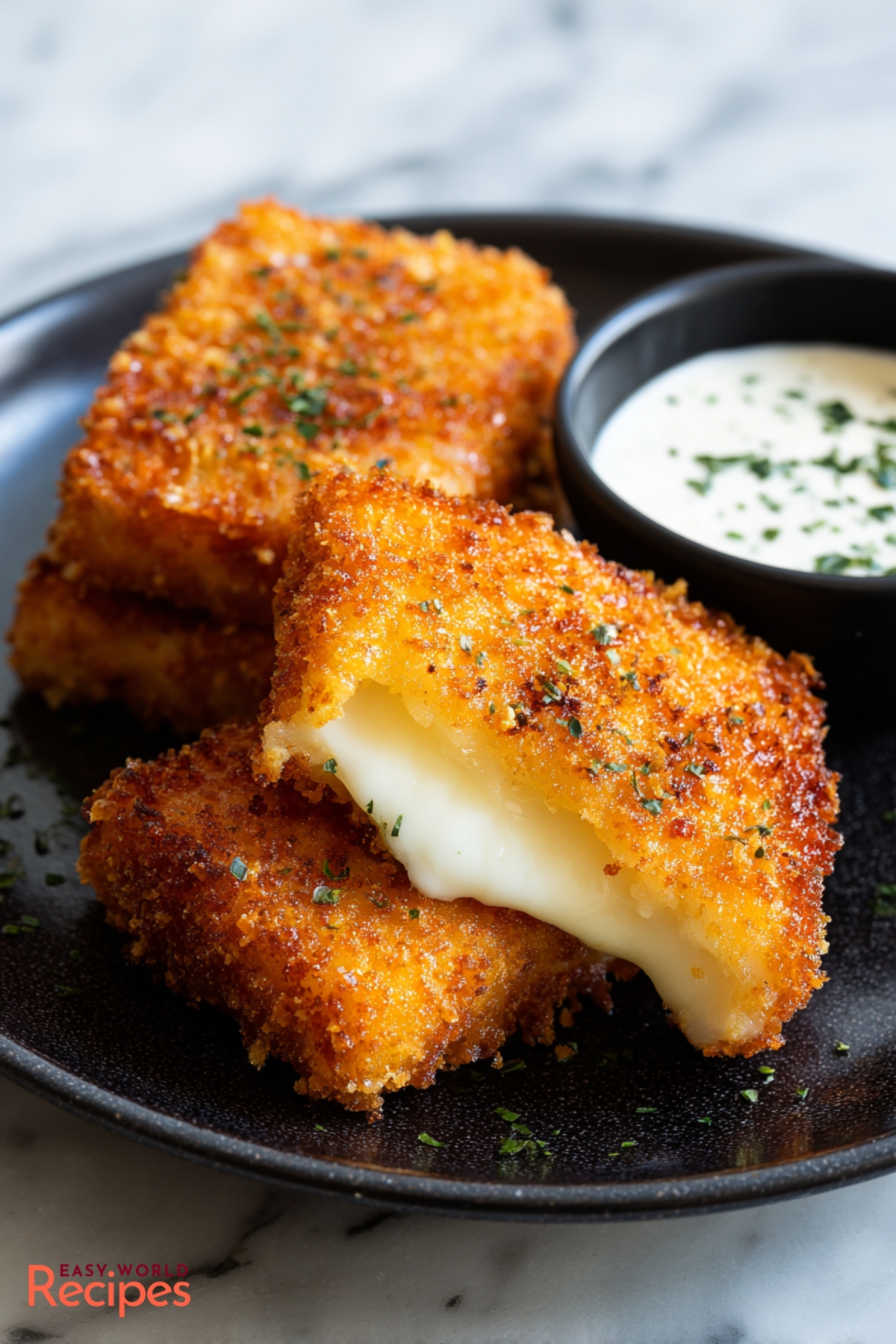 Traditional Czech Fried Cheese (Smažený sýr)