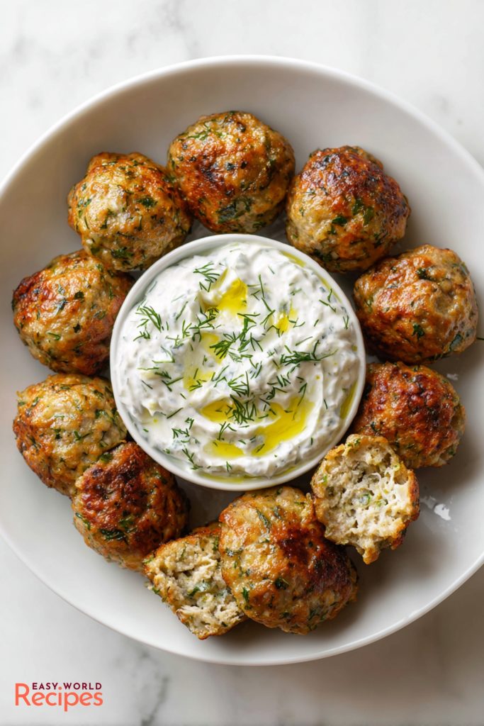 Greek Keftedes (Fried Meatballs) - EasyWorldRecipes