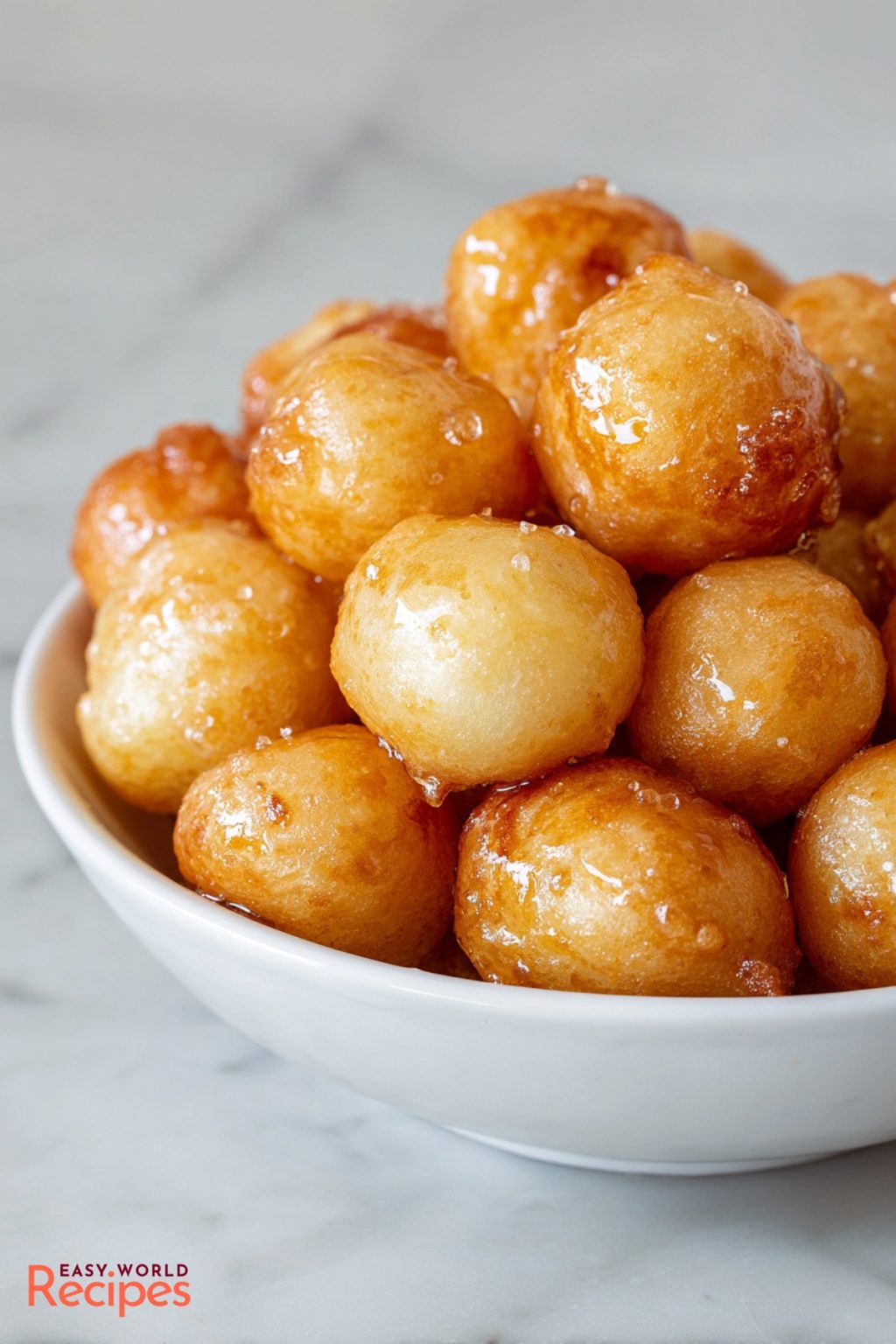 Traditional Loukoumades (Greek Honey Donuts)