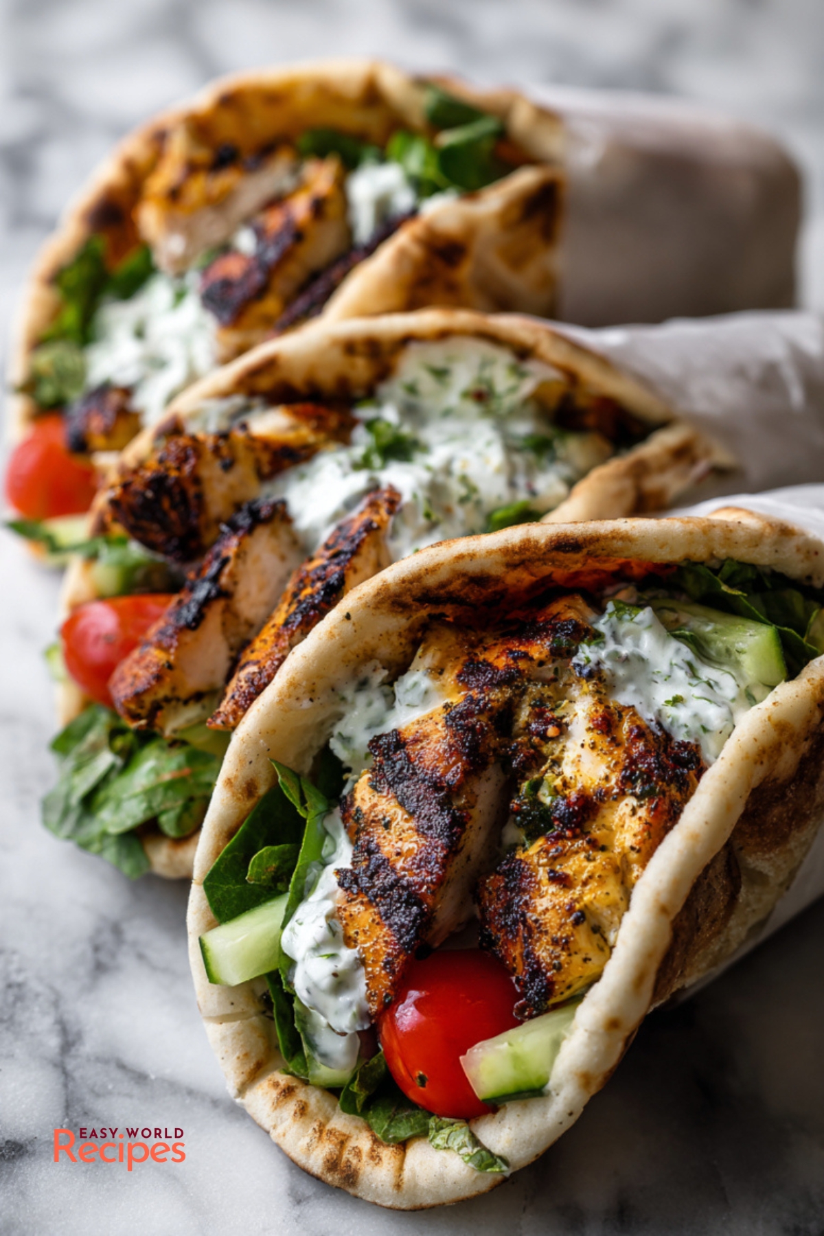 Greek Chicken Gyros Recipe