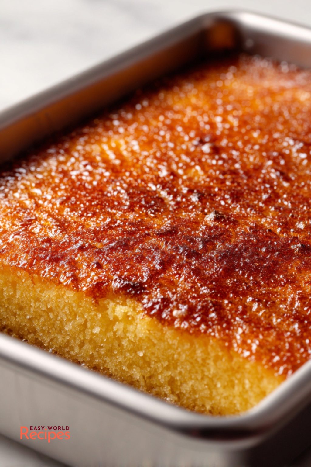 Revani Syrup Cake (Traditional Greek Semolina Dessert)