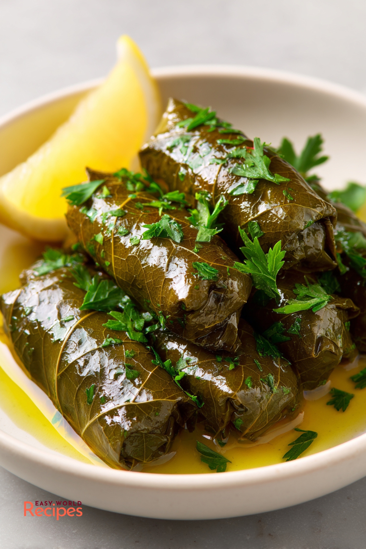 Dolmadakia Recipe (Greek Stuffed Grape Leaves)