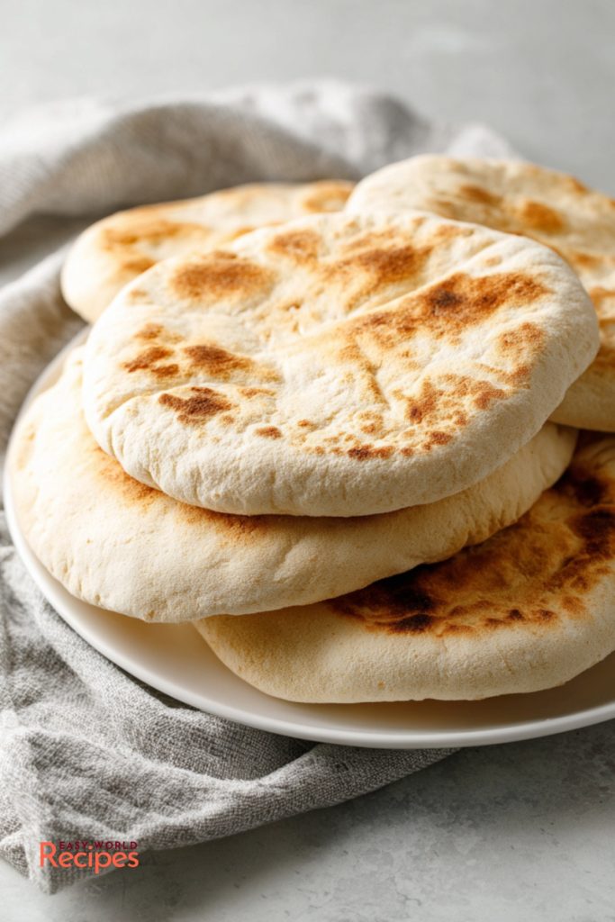 Authentic Greek Pita Bread Recipe - EasyWorldRecipes