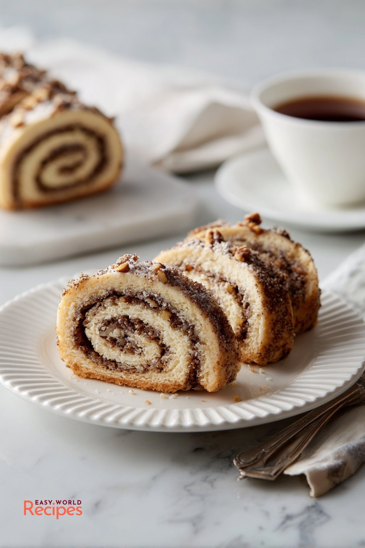 Slovak Nut Roll Recipe (Orechový Závin) - EasyWorldRecipes