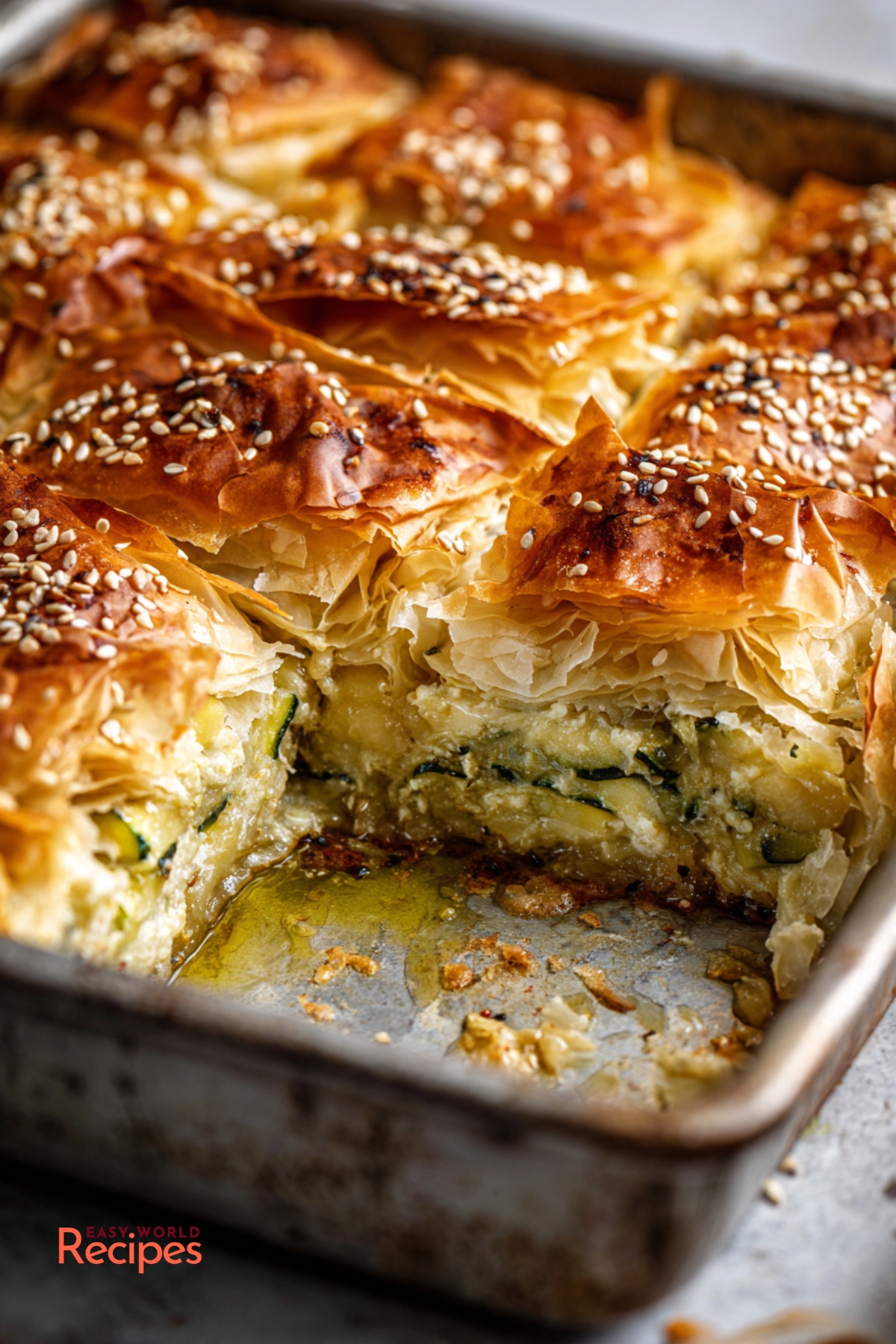 Greek Boureki Recipe – Potato & Zucchini Pie