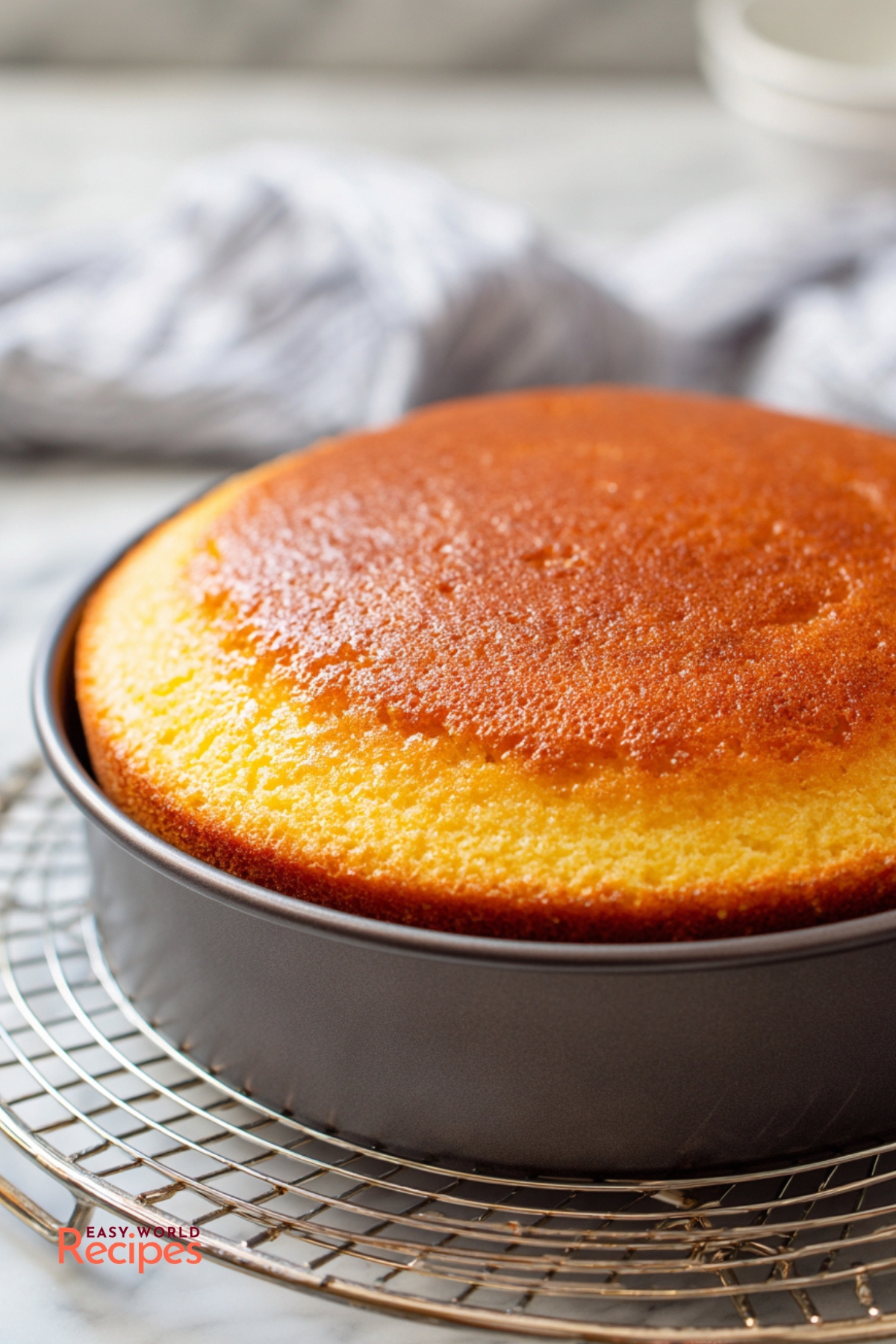 Greek Vasilopita Cake Recipe with Orange and Vanilla Glaze